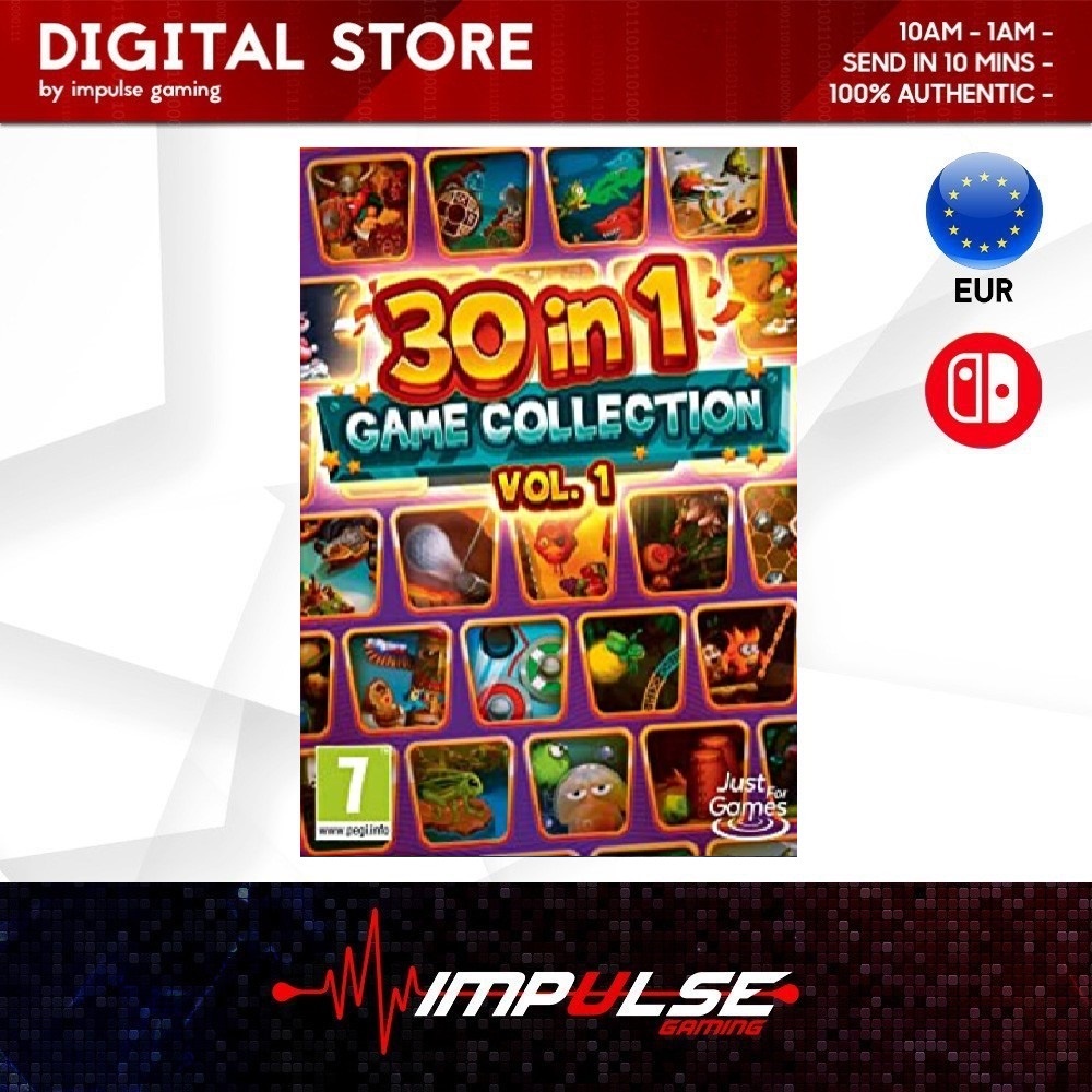 [10 MINUTES DELIVERY] Nintendo Switch 30-in-1 Game Collection Volume 1 ...