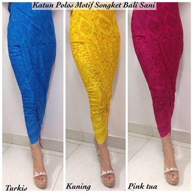 KATUN Kamen Fabric Plain Cotton Sheet With Balinese motif | Shopee Malaysia