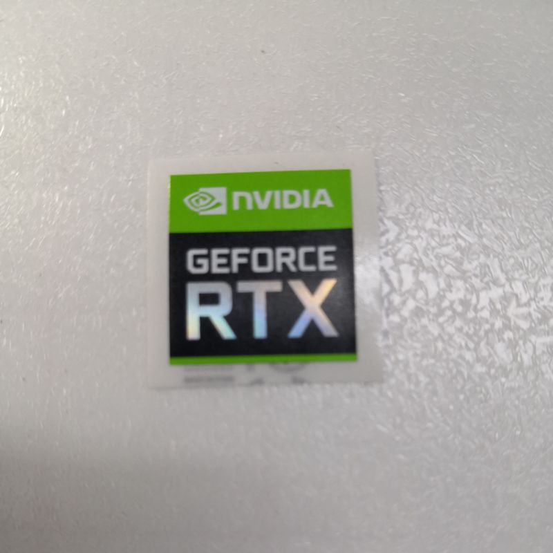 Metal Stickers Window 10 Pro Window 8 Nvidia Geforce GTX RTX CPU i9 i7 ...