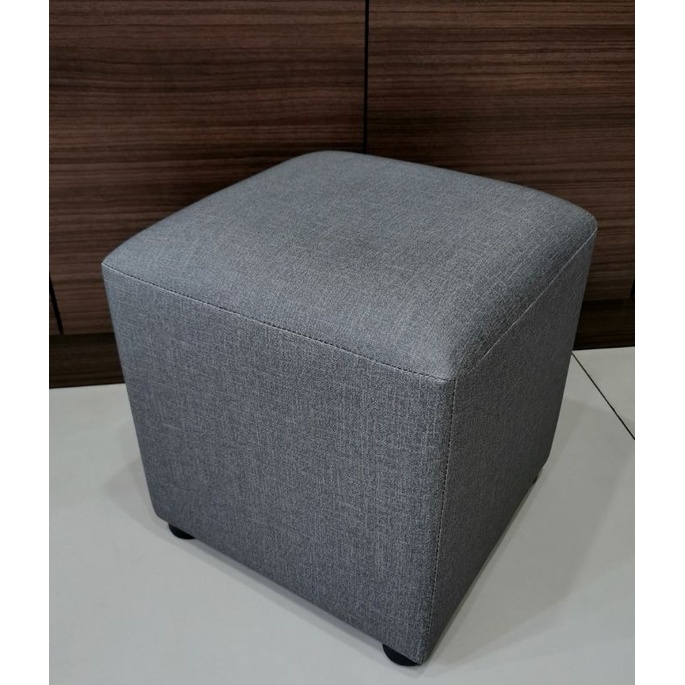 Stool PU Leather Small Stool Sofa Footstool Bench Bangku Segiempat ...