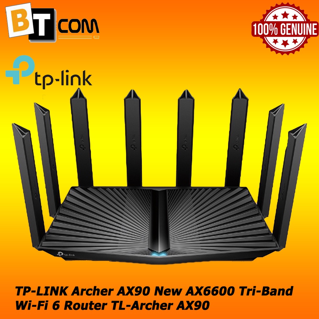 TP-LINK Archer AX90 New AX6600 Tri-Band Wi-Fi 6 Router TL-Archer AX90 ...