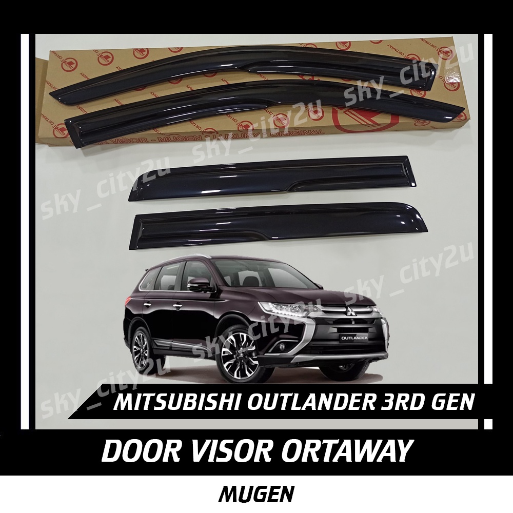 Mitsubishi Outlander 2013 Door Visor Mugen Mitsubishi Outlander LS ZL ...
