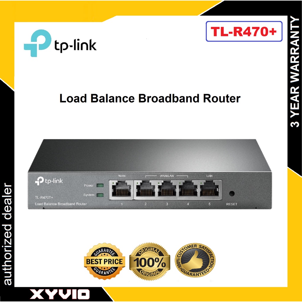 TP-LINK TL R470T+ Load Balance Broadband Router | Shopee Malaysia