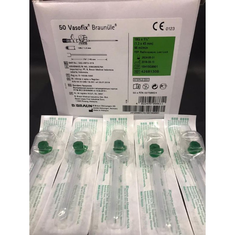 Vasofix Braunule ( 18G/20G/22G) | Shopee Malaysia