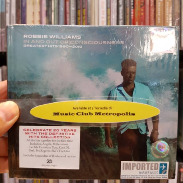ROBBIE WILLIAMS CD - IN AND OUT OF CONSCIOUSNESS: GREATEST HITS 3CD ...