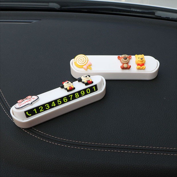 Car moving car mobile phone number car temporary parking plate car cute ...