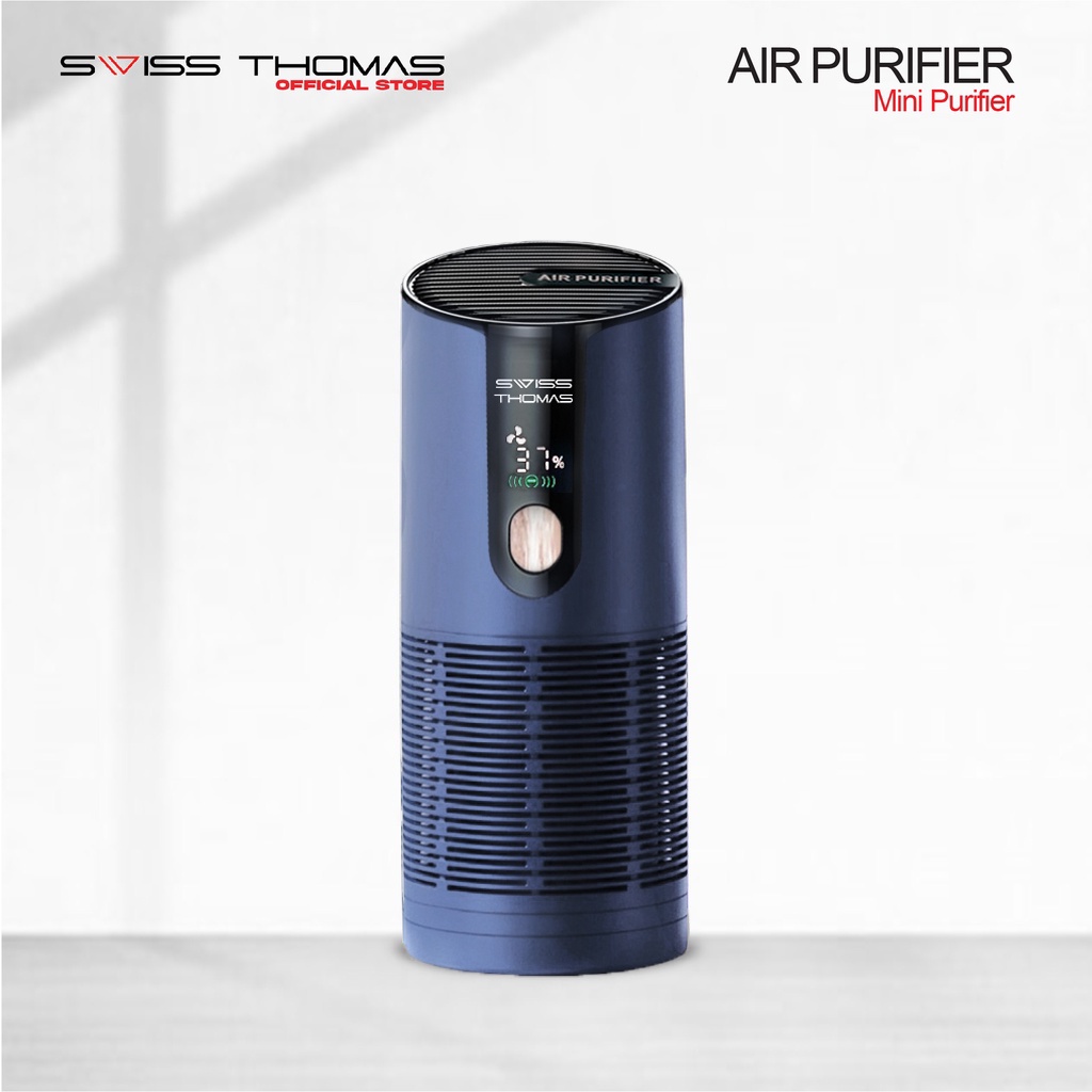 SwissThomas Portable Car Air Purifier 1200mAh USB Rechargeable ...