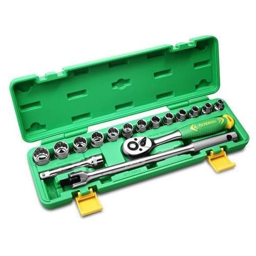Tekiro 1/2" SOK KEY SET 17 PCS 8 - 24 MM / HAND SOCKET SET 17 PCS 6PT ...