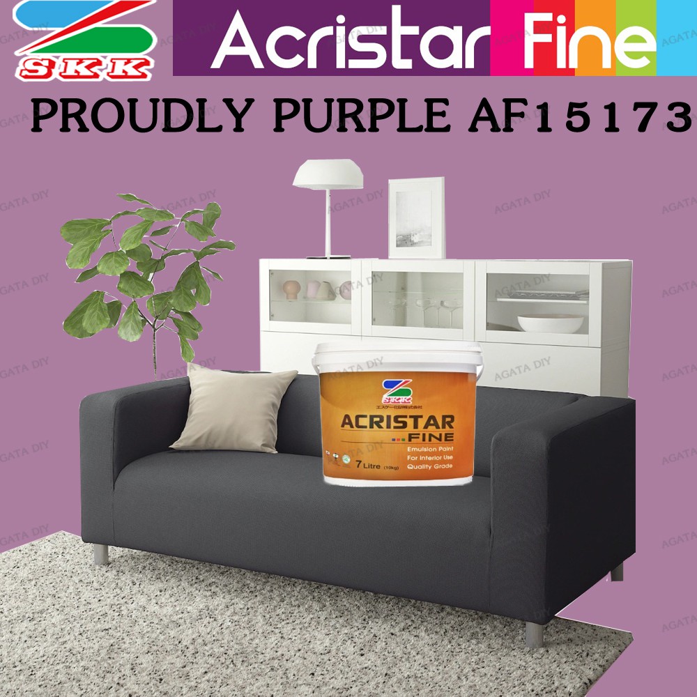 SKK ACRISTAR FINE 7L EMULSION INTERIOR WALL PAINT COLOR **OPTION 1/3 ...
