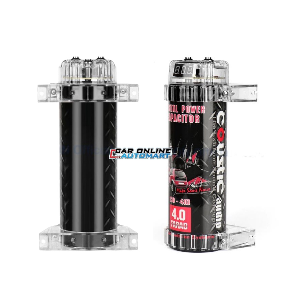 High Performance Car Audio Power Capacitor【CO-410 4.0 Farad / AD-90N 9 ...