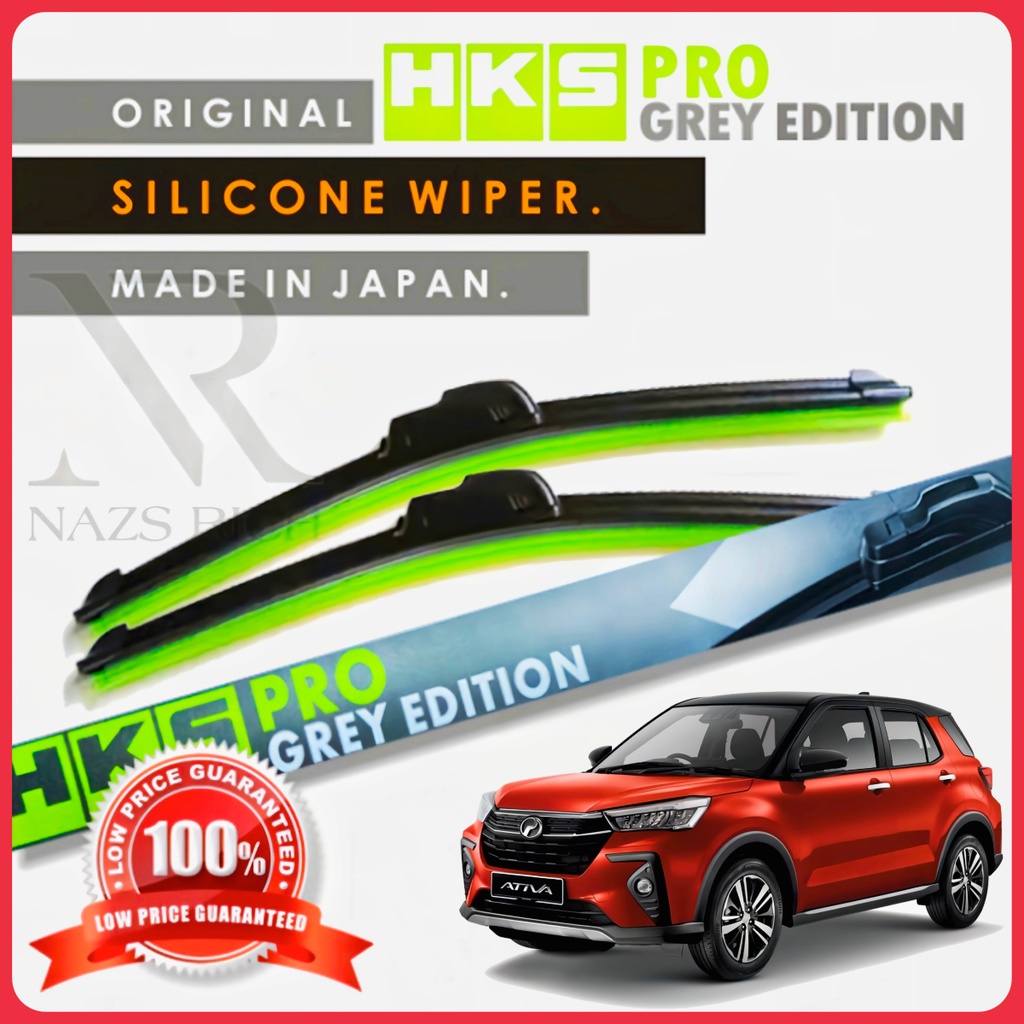 Ativa Wiper Silicone Original HKS 1 Pair Size 21"+14" Made in Japan ...