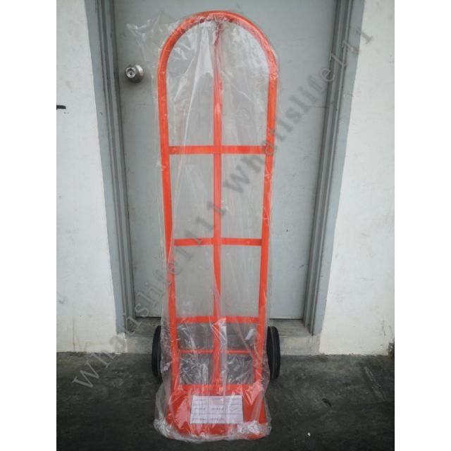 MYSTAR P600 P SHAPE HAND TRUCK WITH 8" PVC HUB SOLID WHEEL 2 WHEEL HAND ...