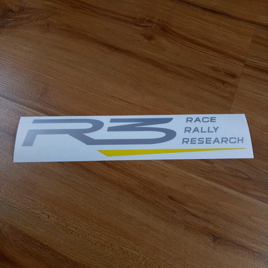 Proton R3 race rally research diecut sticker | Shopee Malaysia