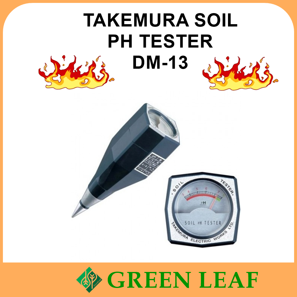 Takemura Soil PH Meter Tester DM-13 Japan DM13 | Shopee Malaysia