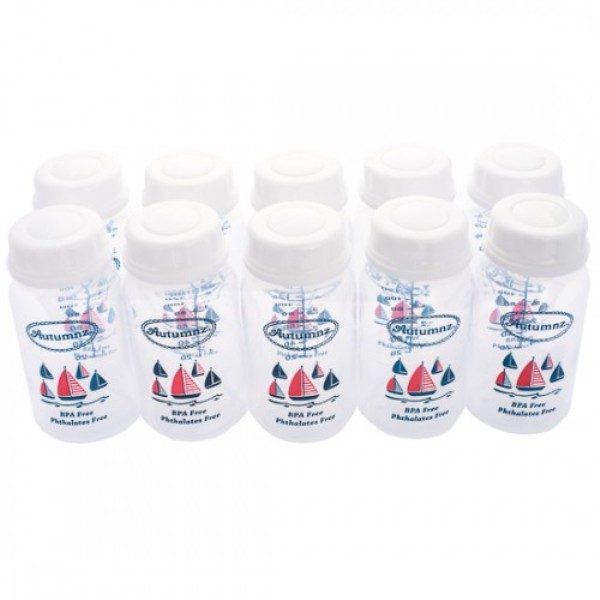 AUTUMNZ 10pcs Botol Simpan Susu Breastmilk Storage Bottles Milk Storage ...