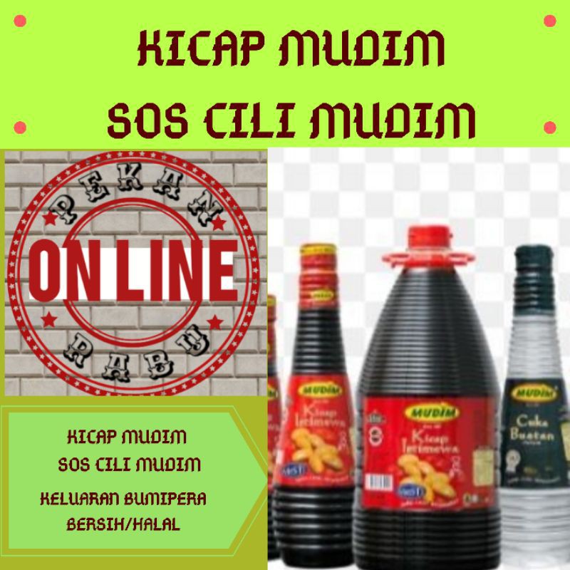 🔥KICAP MUDIM DAN SOS PEDAS MUDIM 415G / 800G | Shopee Malaysia