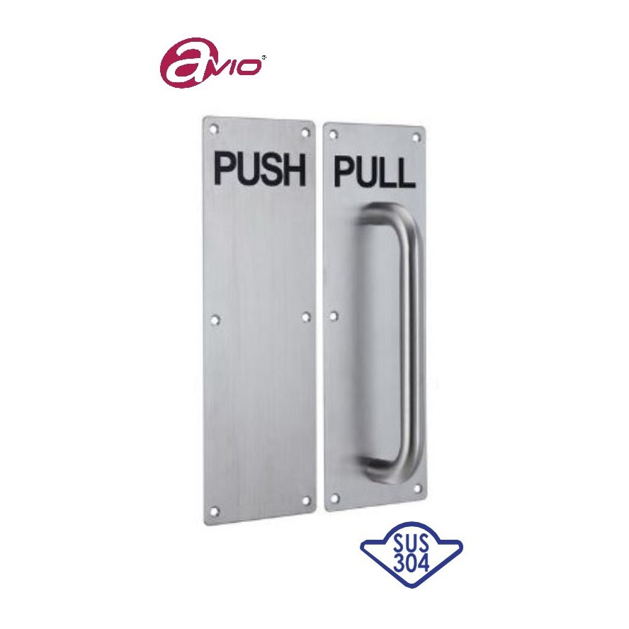 AVIO DOOR PULL PLATE With Handle - Stainless Steel SUS304 | Shopee Malaysia