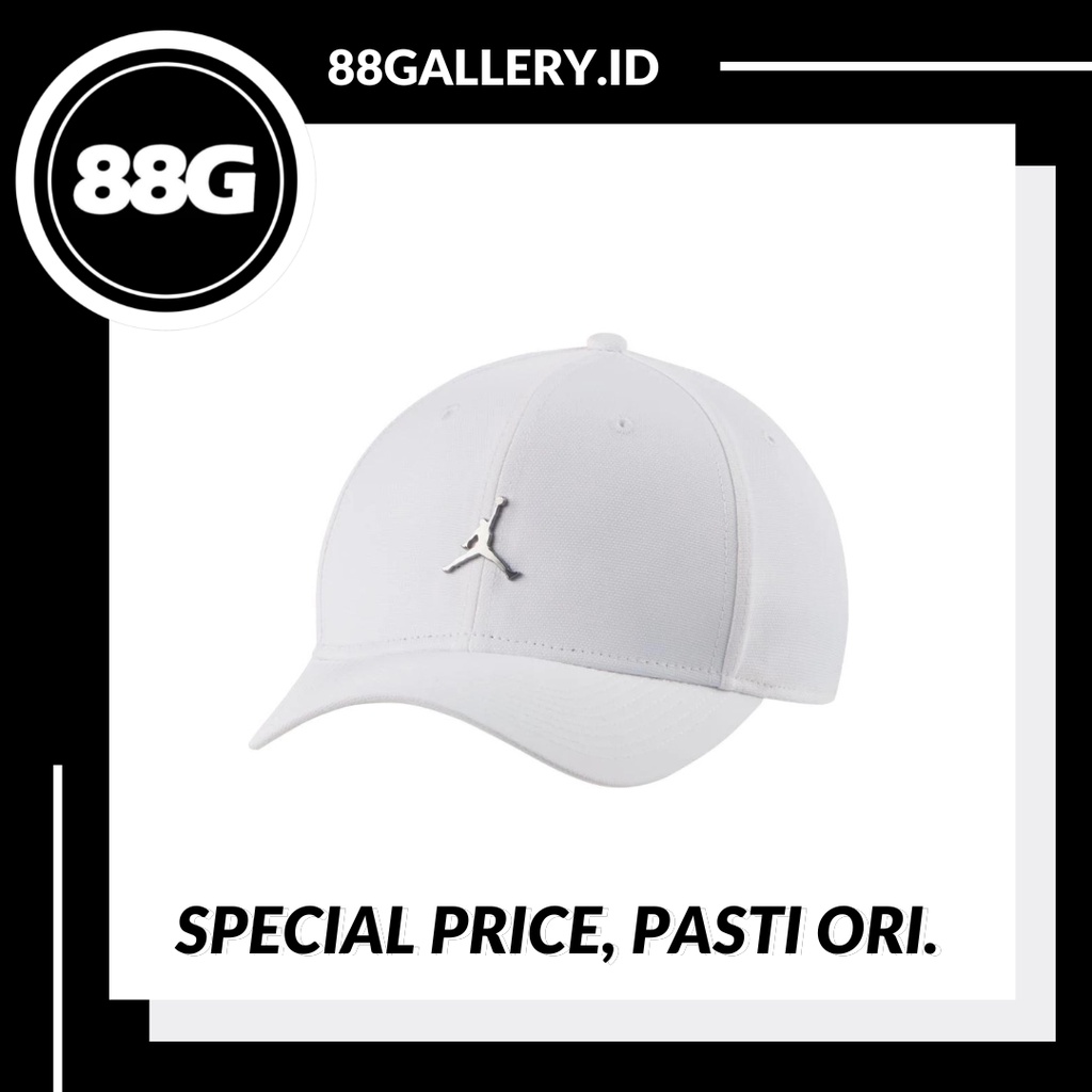 Air Jordan Classic 99 White Cap Metallic / Jordan Hat 100% Original ...