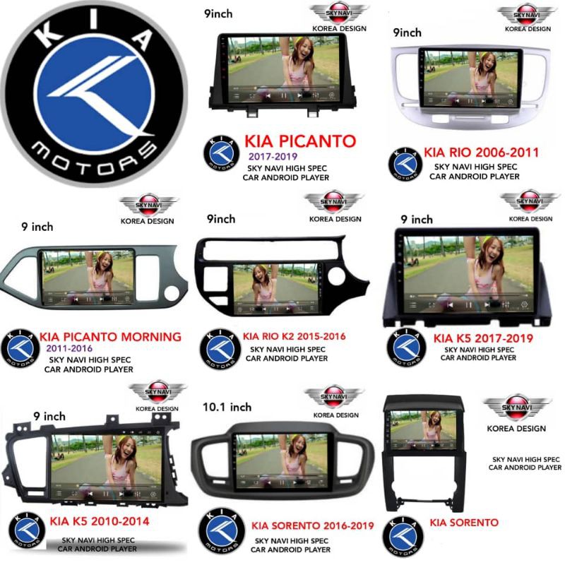 ANDROID CASING FOR KIA FORTE / SPORTAGE / RIO / OPTIMA / PICANTO /KIA ...