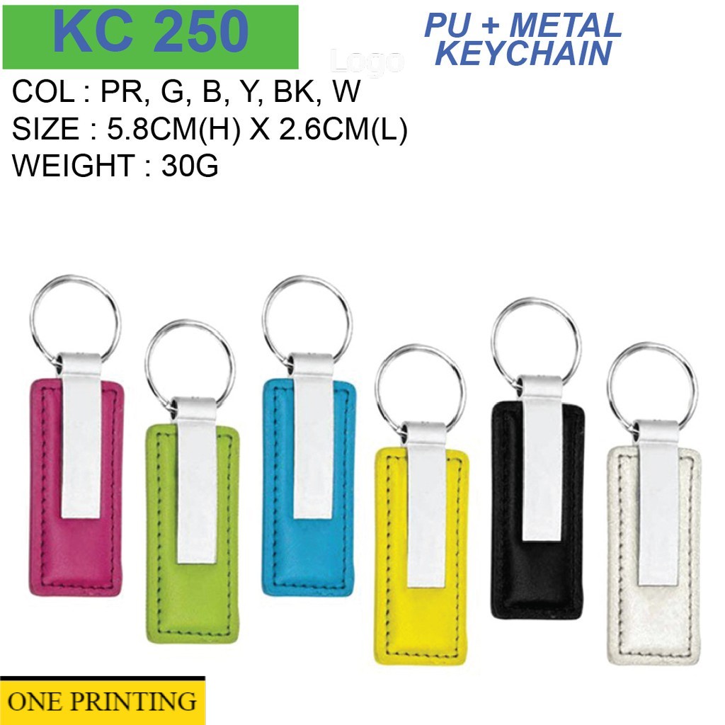 PU + METAL KEYCHAIN / KC250 / Doorgift / Souvenir / Gifts / Event ...