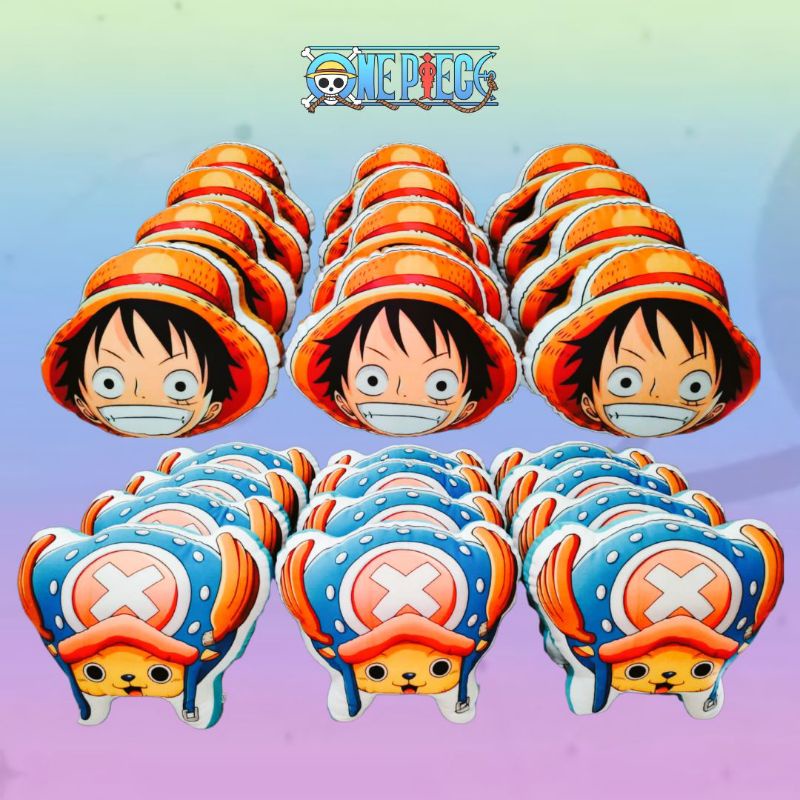 One PIECE Pillow LUFFY And CHOPPER Character Pillow | Shopee Malaysia