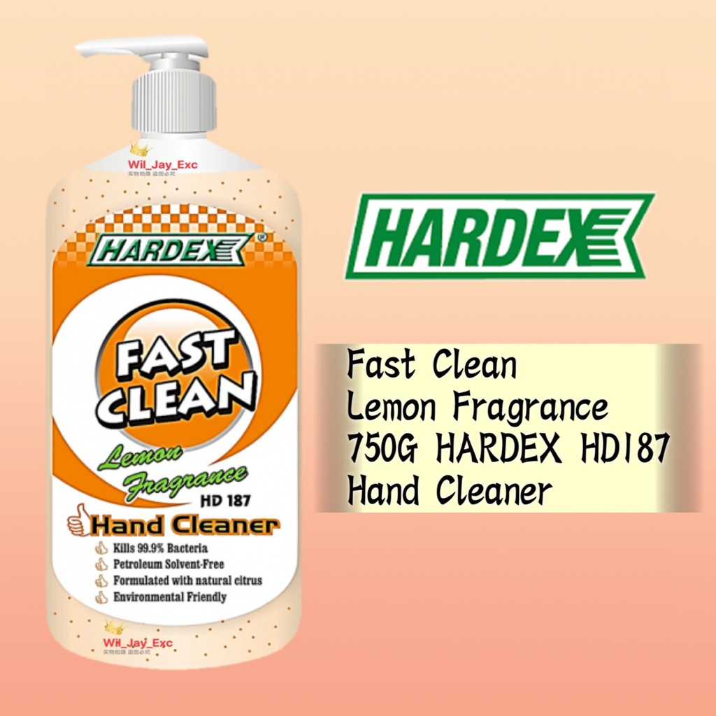 HARDEX HD187 750G FAST CLEAN HAND CLEANER LEMON FRAGRANCE HD187 ...