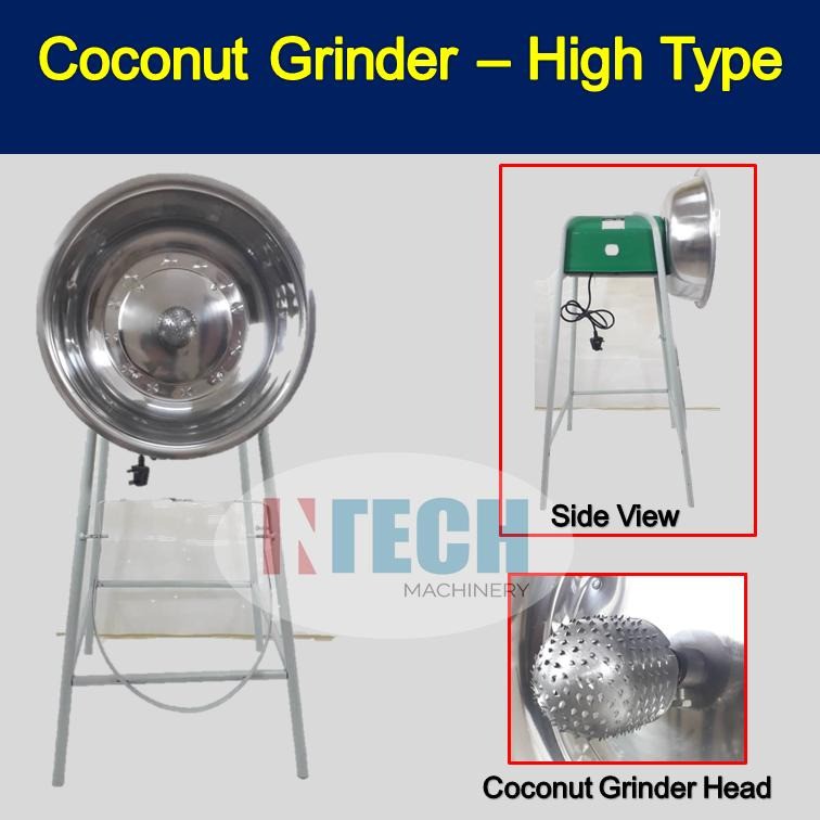 ELECTRIC COCONUT SCRAPER/GRINDER MACHINE/MESIN PARUT KELAPA | Shopee ...