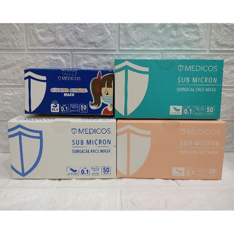 Medicos Ultra Soft Surgical Face Mask / Children Surgical Mask 3ply ...