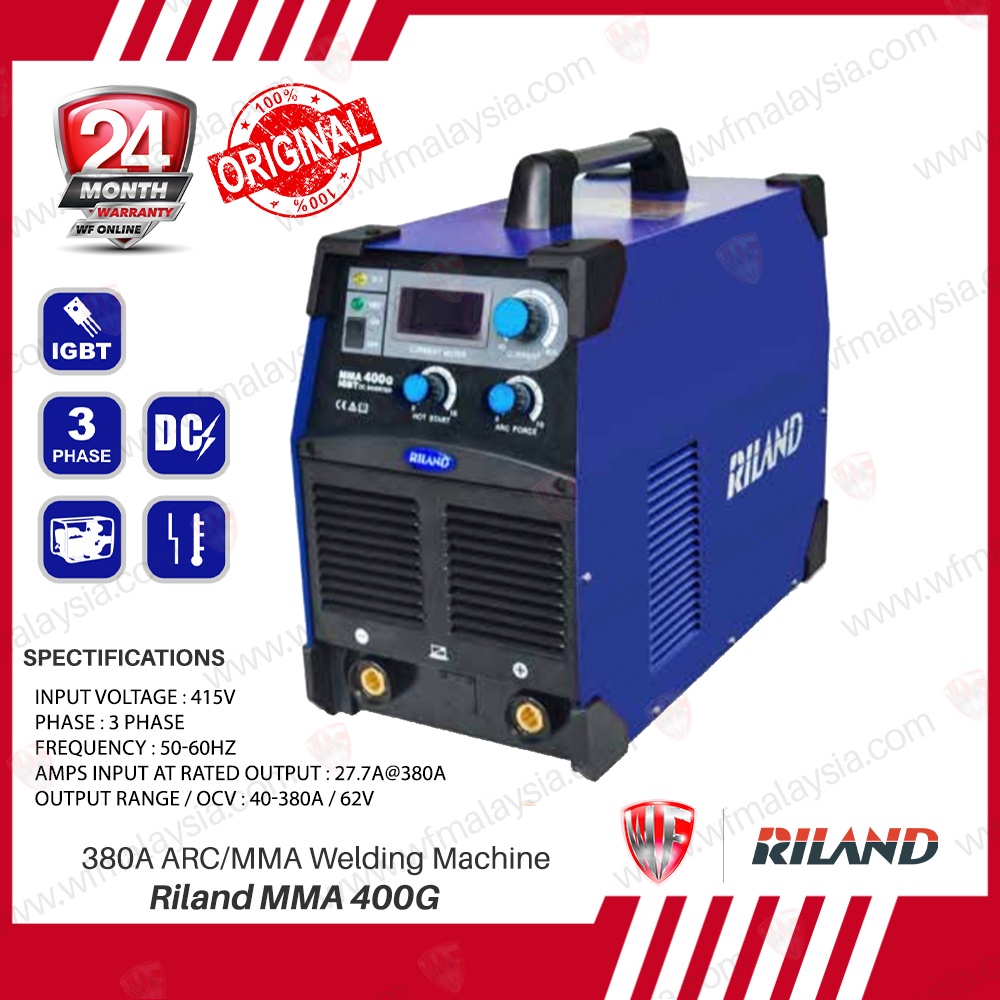 Riland MMA400G 27.6A@380A ARC / MMA Heavy Industrial Welding Machine ...