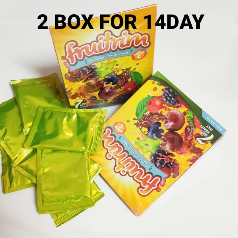 FRUITRIM 2 BOX 🎗️ JUS KURUS VIRAL 🎗️ FAST SHIPING 🎗️ BEST SELLER ...