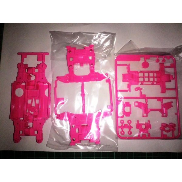 Tamiya MS Chassis Set Pink - Chassis Gearbox N-02 T-01 - Loose Kit ...
