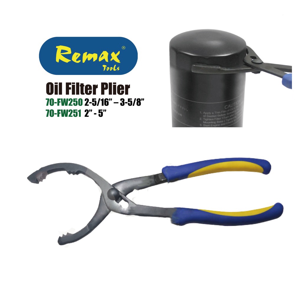 [ 1 UNIT ] REMAX Oil Filter Plier / adjustable oil filter plier wrench ...