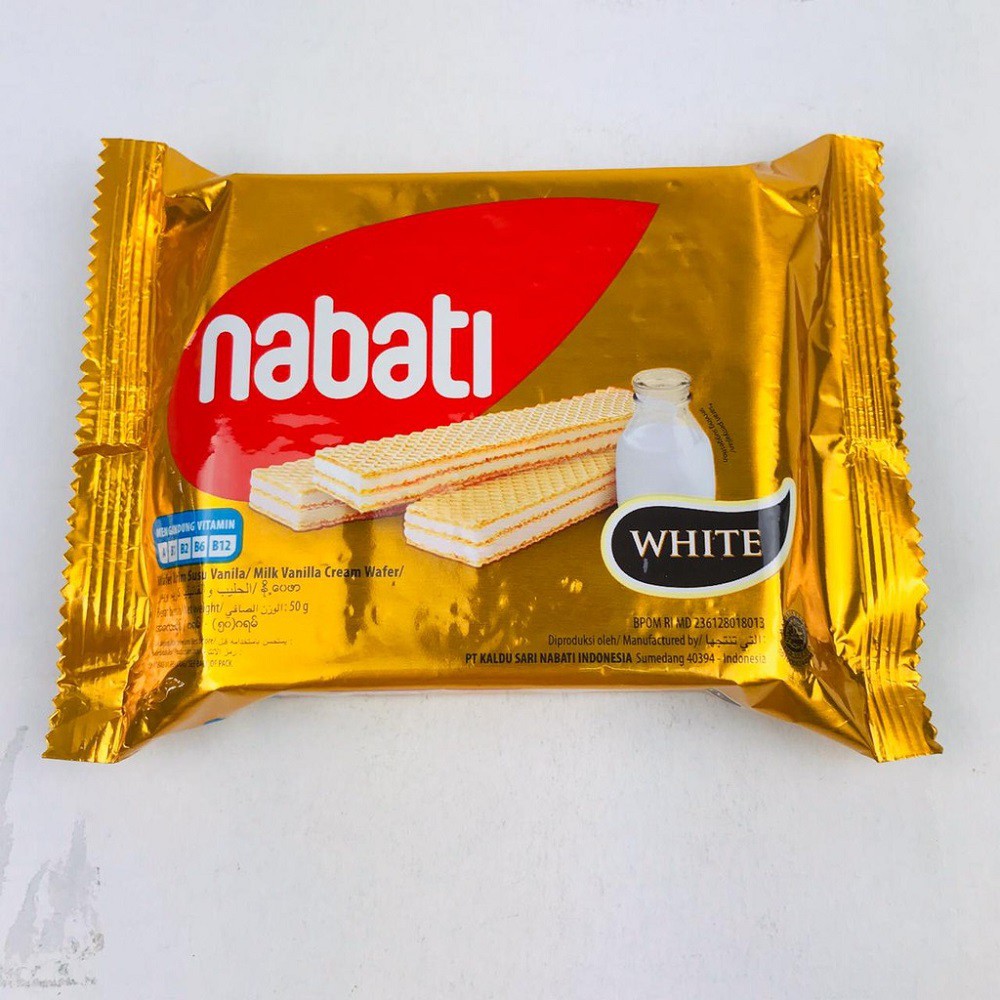 Nabati Flavor Cream Wafer 50 Gram Per Pack (Chocolate/ Milk/ Cheese ...