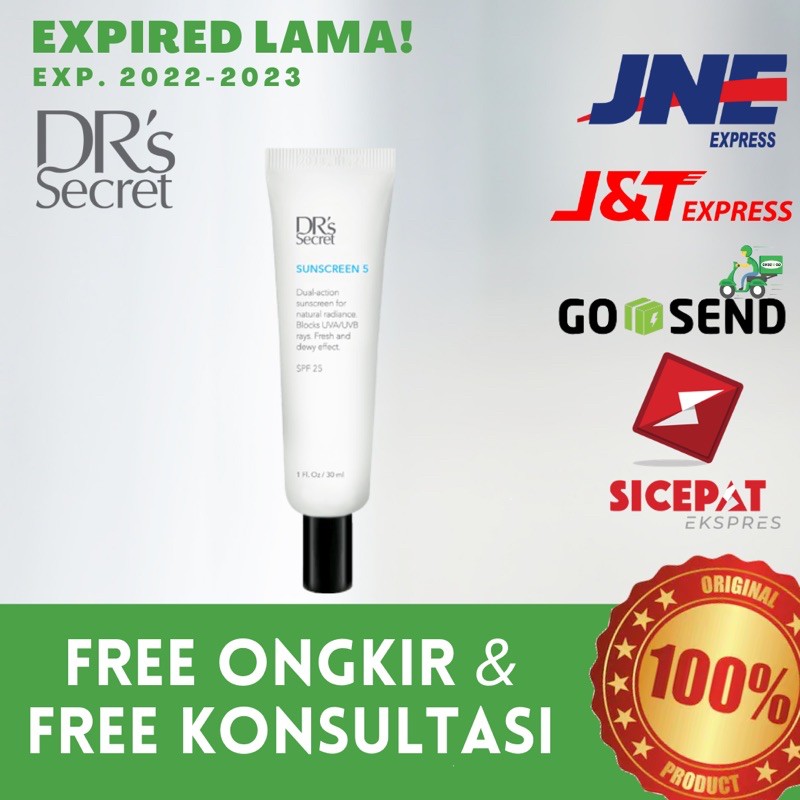 DR Secret drs secret Sunscreen 5 Normal Matte SPF 25 30ml | Shopee Malaysia