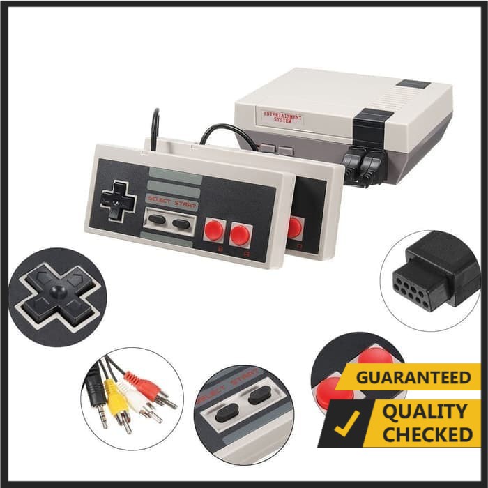 Nintendo Nes Clone 620 Game Retro Mini Game Built In 620 Classic Games ...