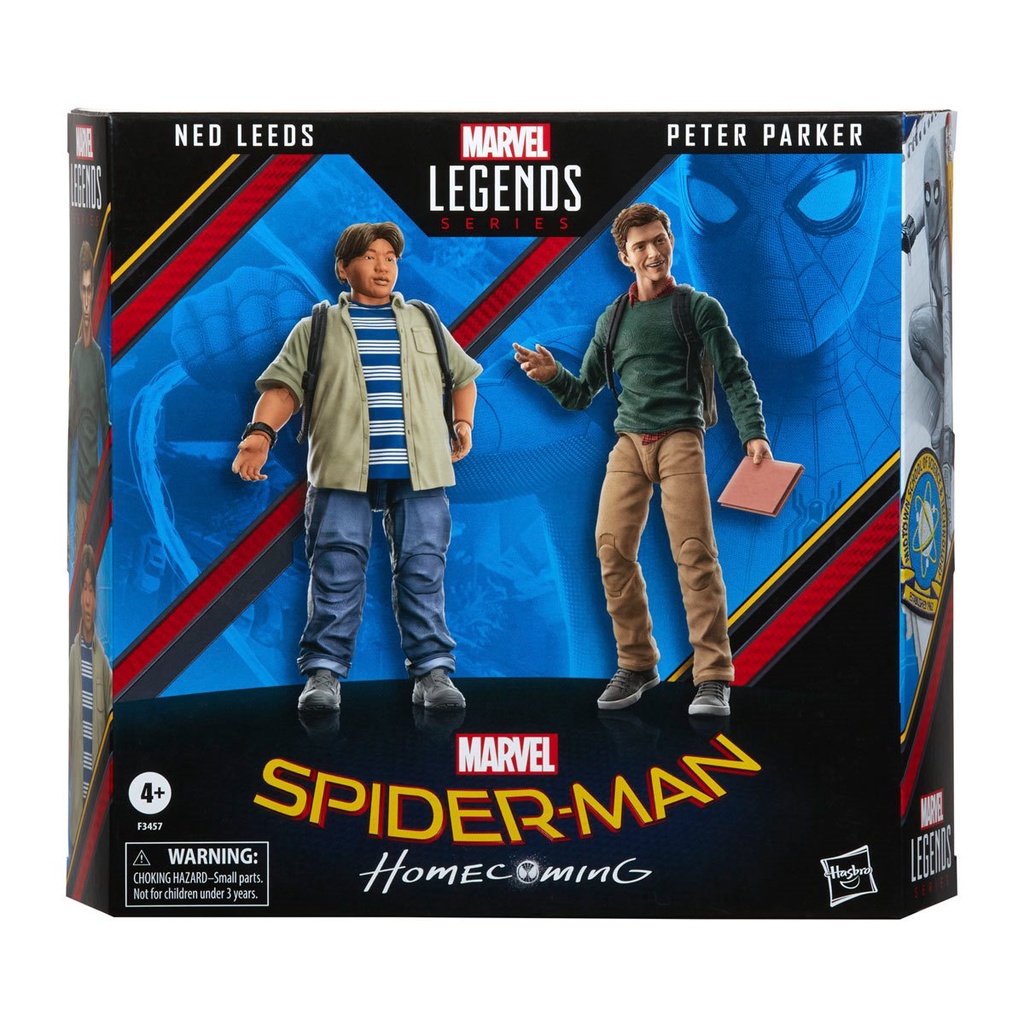 Hasbro Marvel Legends 60th Anniversary Peter Parker and Ned Lee 2-Pack ...