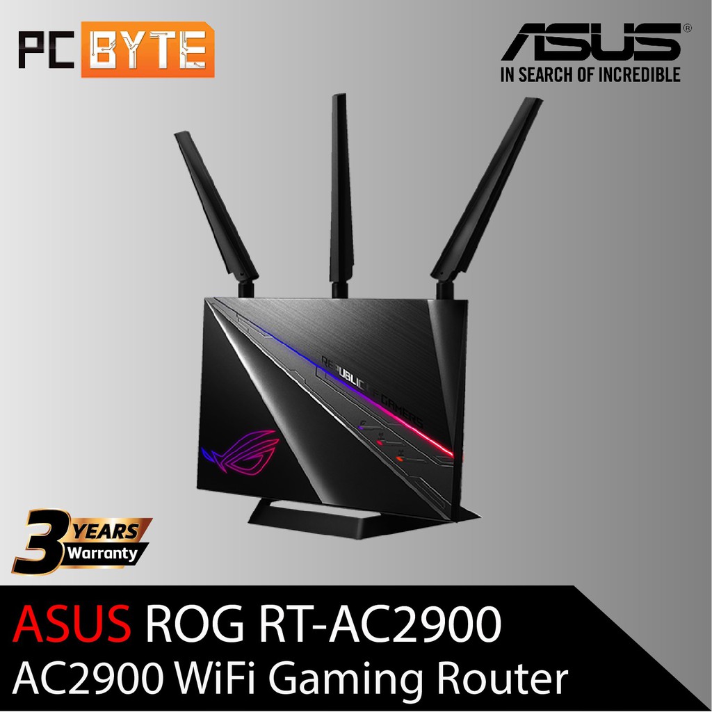 ASUS ROG Rapture GT-AC2900 Dual-Band Gaming Router | Shopee Malaysia