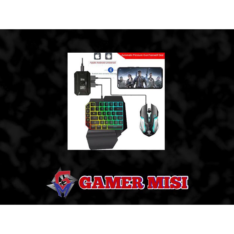 MOBILE PHONE HAND TOUR ONE-HANDED KEYBOARD MECHANICAL TOUCH KEYBOARD ...