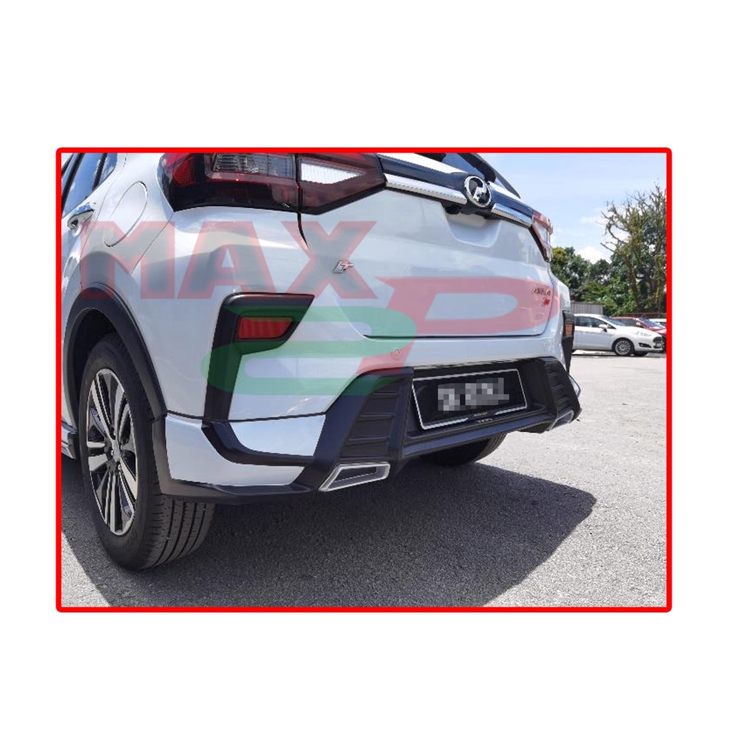 Perodua Ativa Gear UP GU Style Rear Back Skirt Skirting Lower ABS ...
