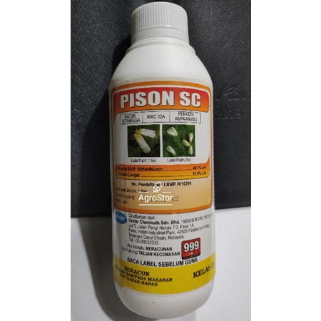 Pison SC 1liter 48.1%DIAFENTHIURON RACUN LALAT PUTIH Sama BISON PEGASUS ...