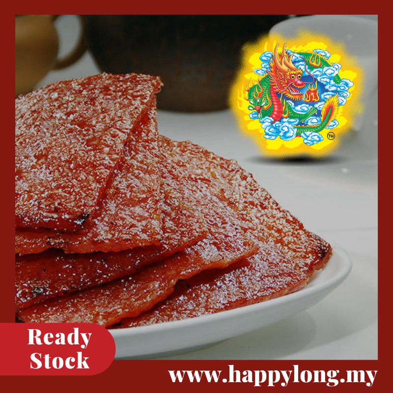 【500g】Loong Kee Pork Dried Meat (Vaccum Packed) 龙记猪肉干 （真空包装） | Shopee ...