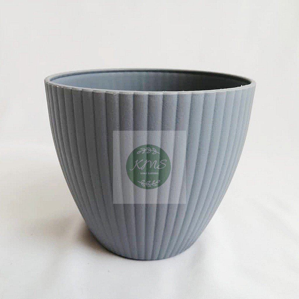 ( READY STOCK ) Pasu Plastic Round Flower Pot (15cm X 13cm ) | Shopee ...