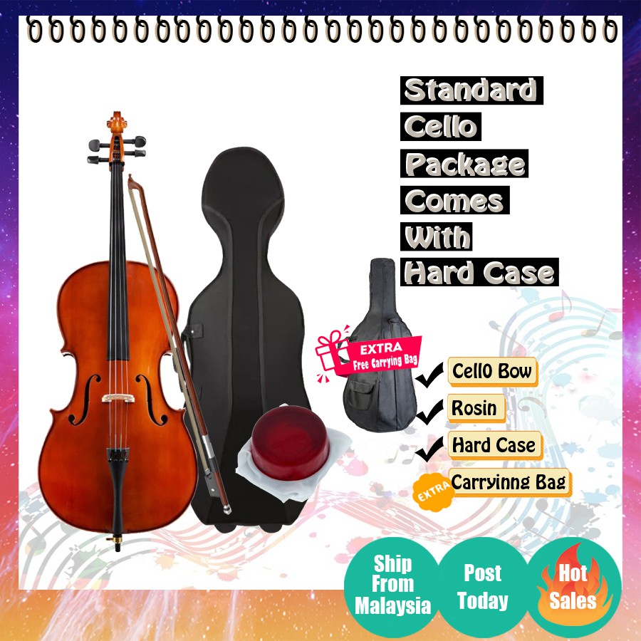 Standard Cello Starter Set Combo Set | Shopee Malaysia