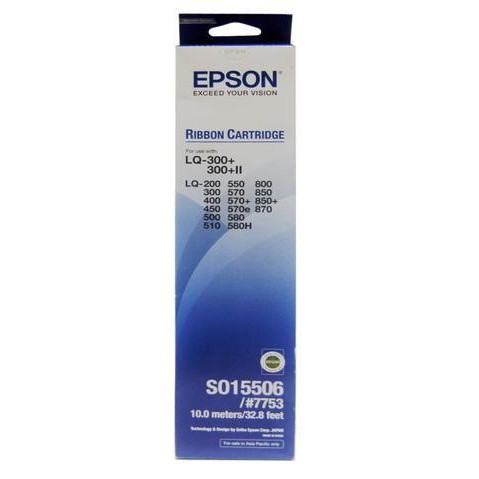 Epson Ribbon LQ-300 / LQ-300+II (C13S015506 / #7753) | Shopee Malaysia