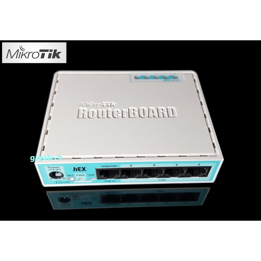 MikroTik hEX RB750Gr3 Gigabit Ethernet Router (VPN) - 10/100/1000 ...