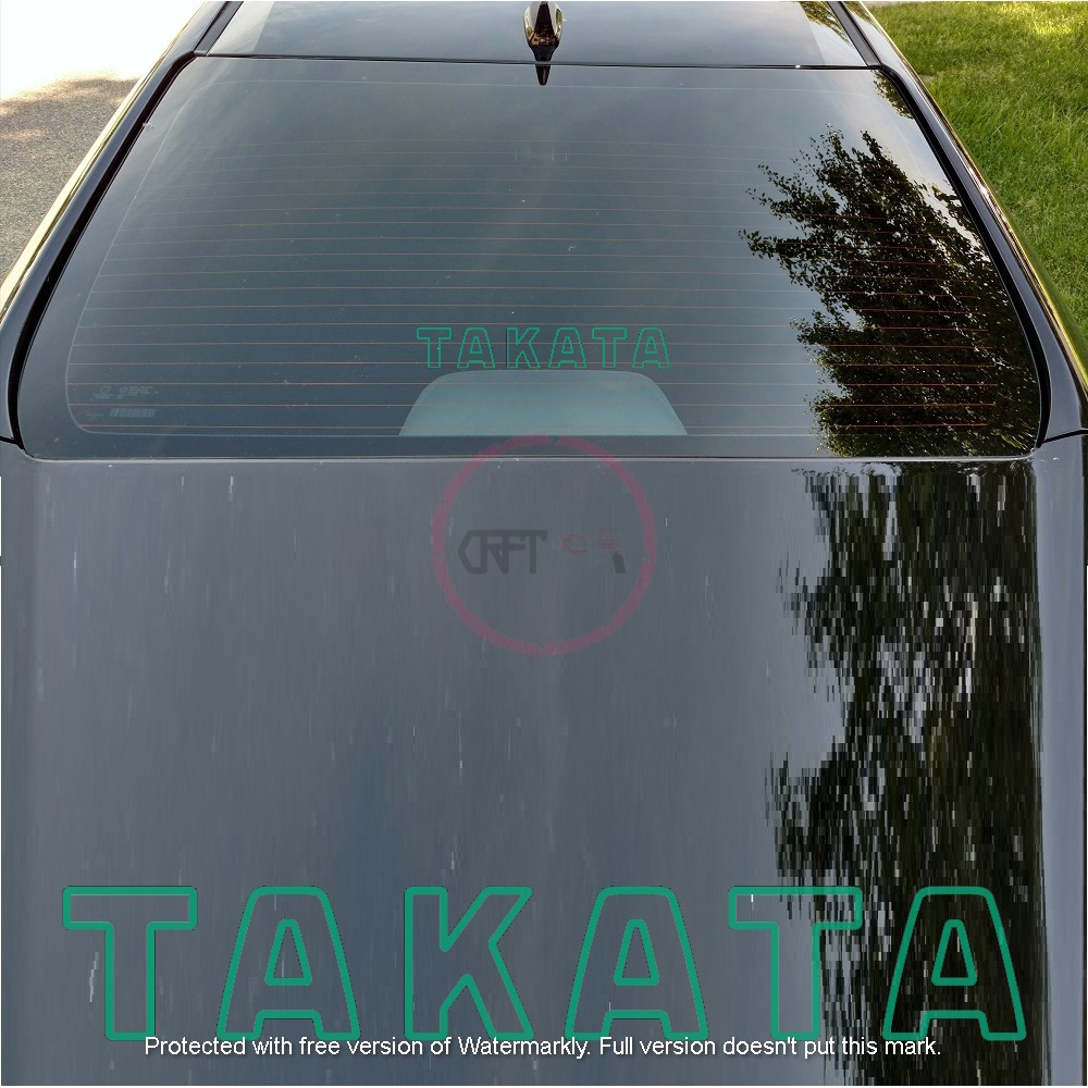 CFS94 Takata Proton Saga Wira Iswara Cermin Depan Belakang Kereta Front ...