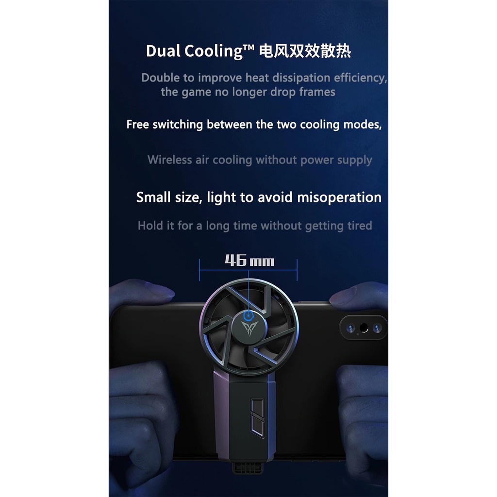 Flydigi Wasp Wing PRO Dual Cooling Mode Mobile Cooling Fan [readystock] | Shopee Malaysia