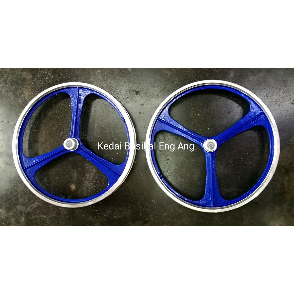 Rim 20" 3 batang pedang sesuai untuk basikal lajak dan non- lajak ...