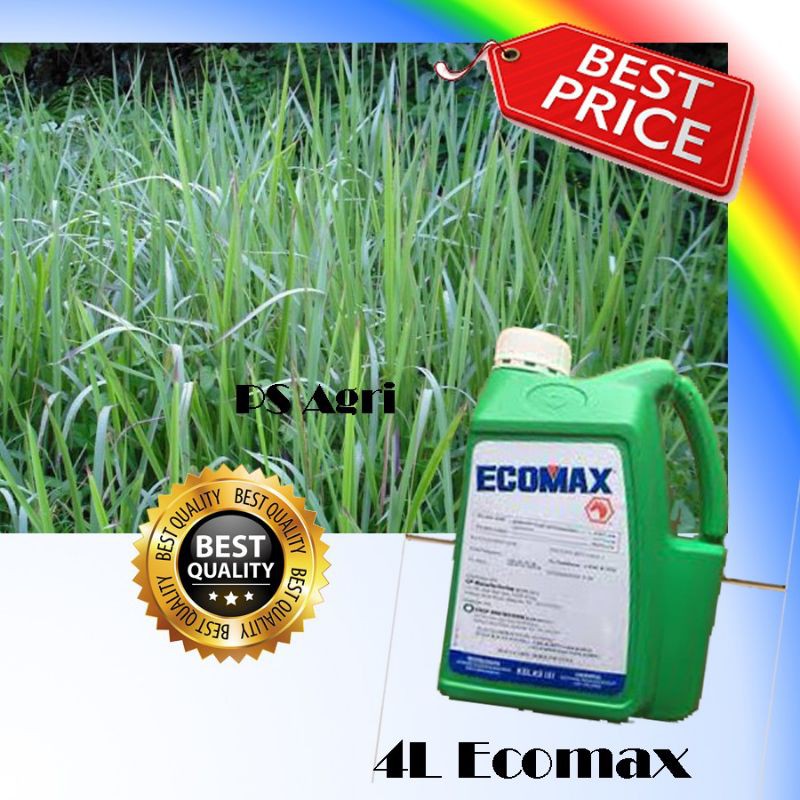 🌟4L Ecomax Glyhosate 41% / Herbicide Racun Rumput | Shopee Malaysia