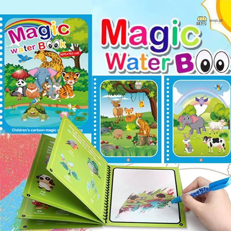Water Drawing Book Magic Coloring Book Reusable Kids Drawing Book ...